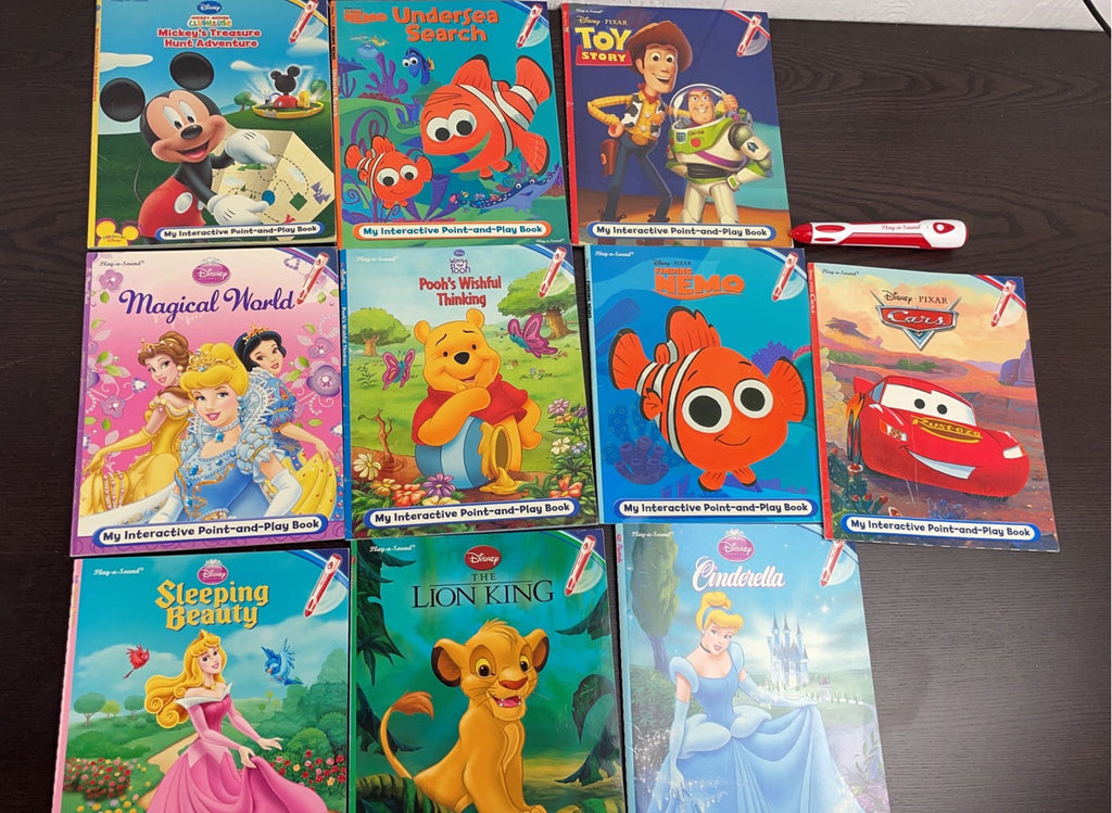 Disney My Interactive Point-and-Play 10-Book Library