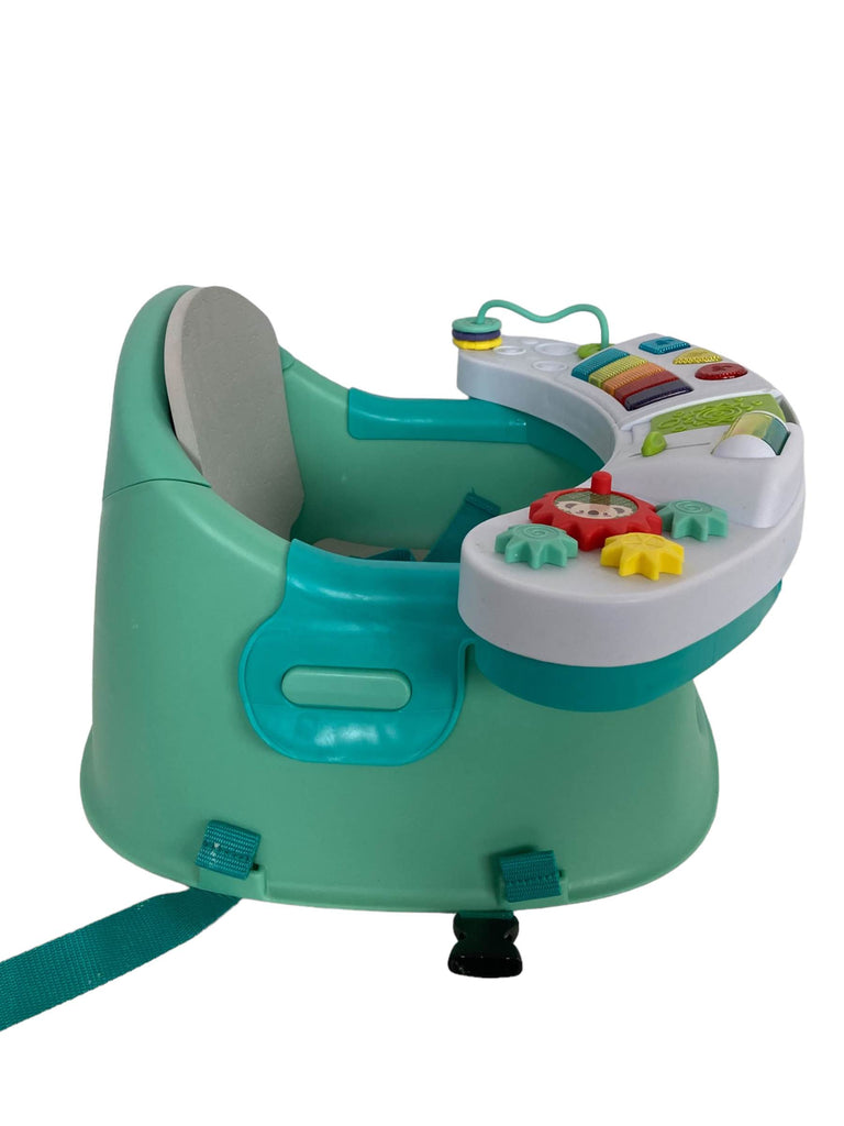 Infantino Music & Lights 3-in-1 Discovery Booster, Blue/Grey