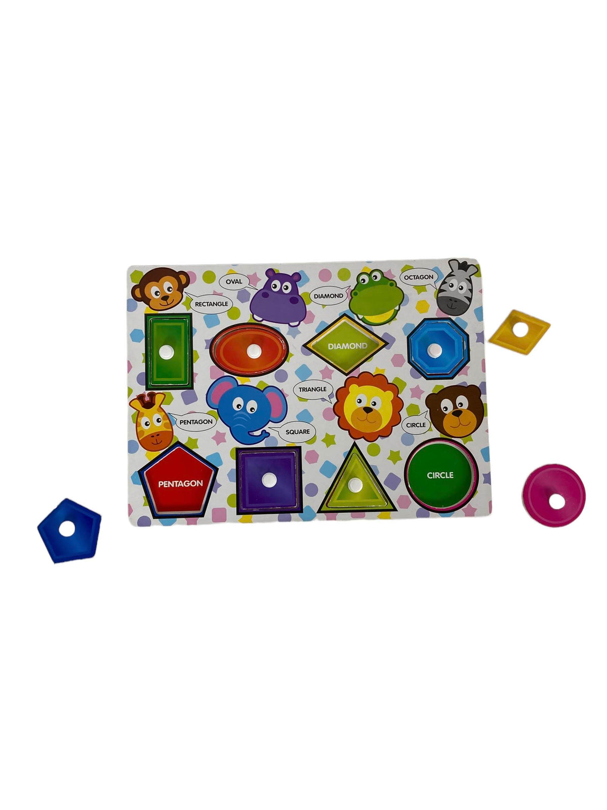 Unknown Wooden Puzzle, Shapes — GoodBuy Gear
