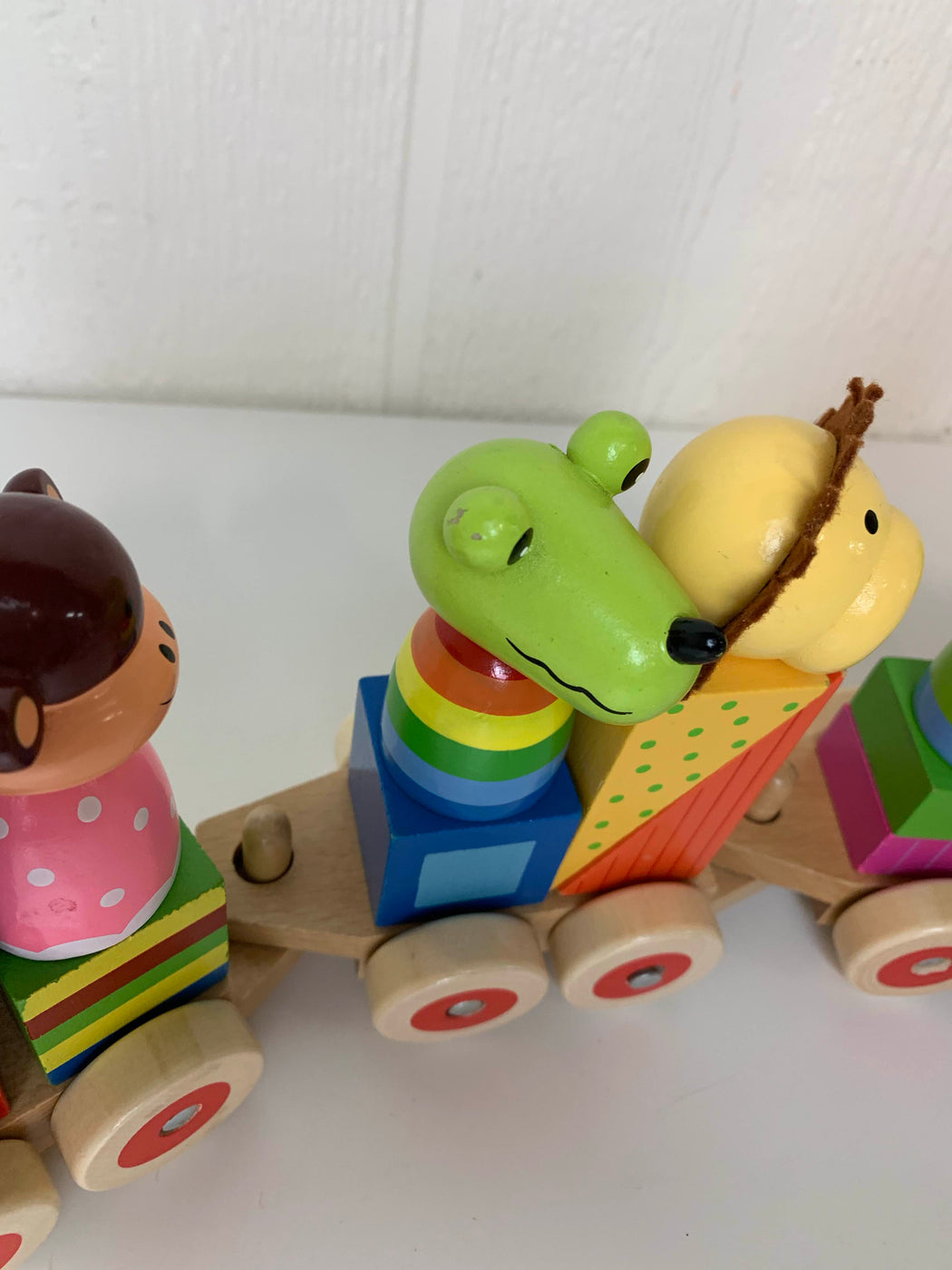 Orange Tree Wooden Animal Puzzle Train — GoodBuy Gear