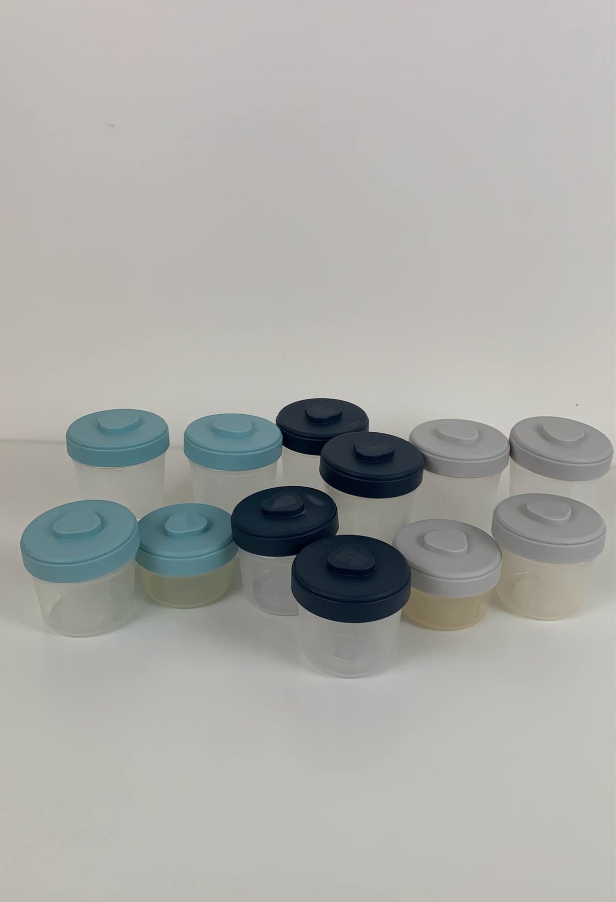 Beaba First Stage 12 Piece Food Storage Containers, Storm — GoodBuy Gear