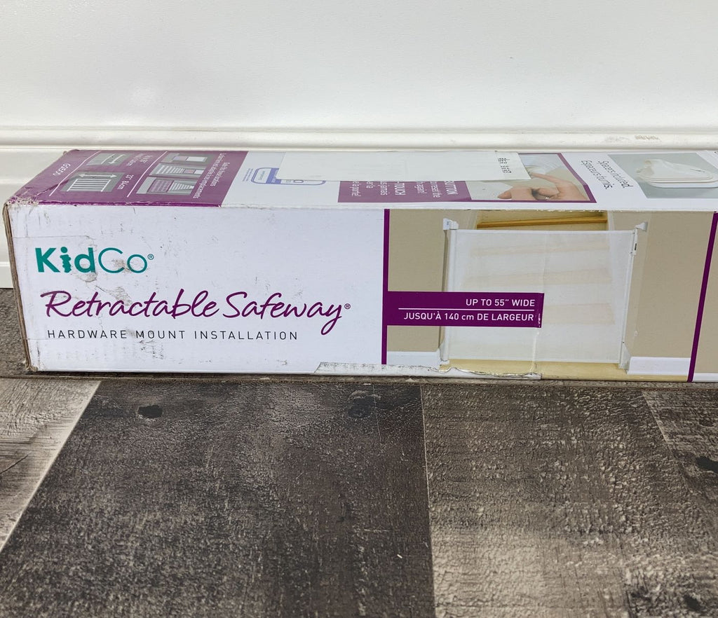 KidCo Retractable Safeway Gate, White