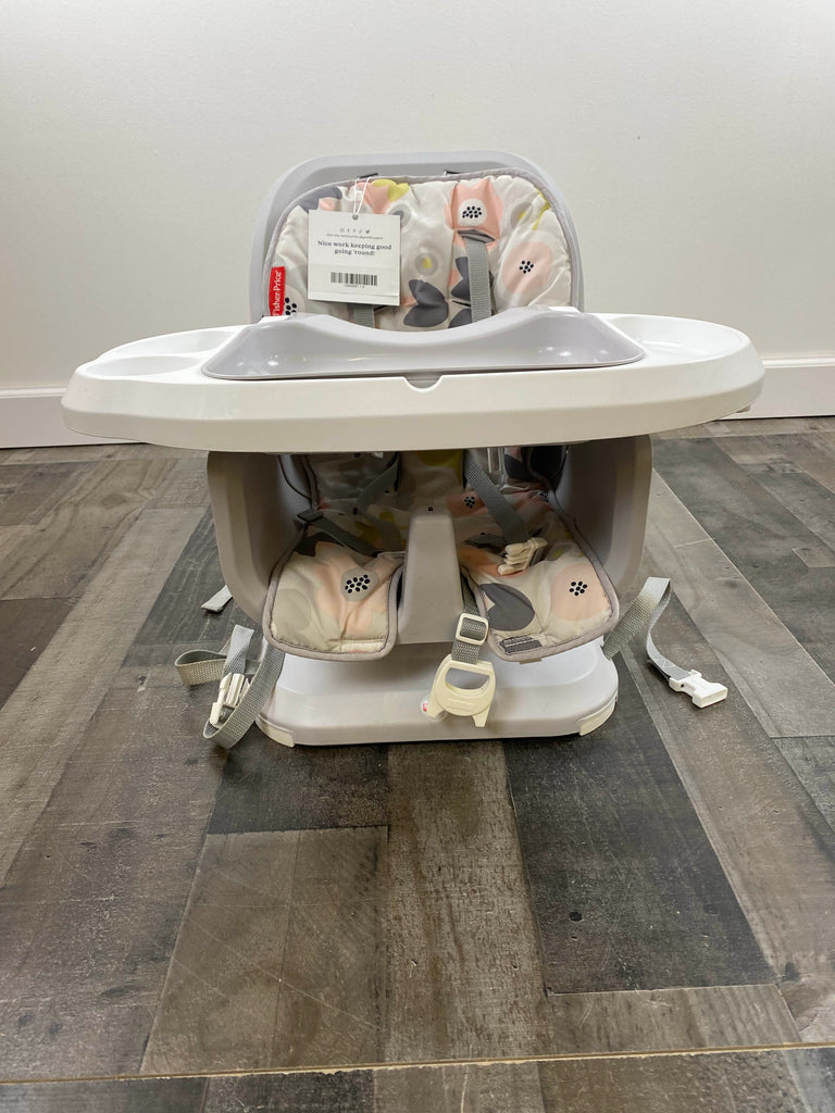 Fisher Price Space Saver High Chair, Pink Flowers