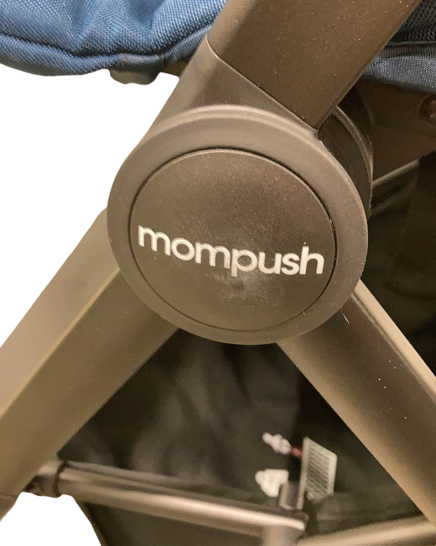 Mompush Lithe Double Stroller, 2022, Navy — GoodBuy Gear