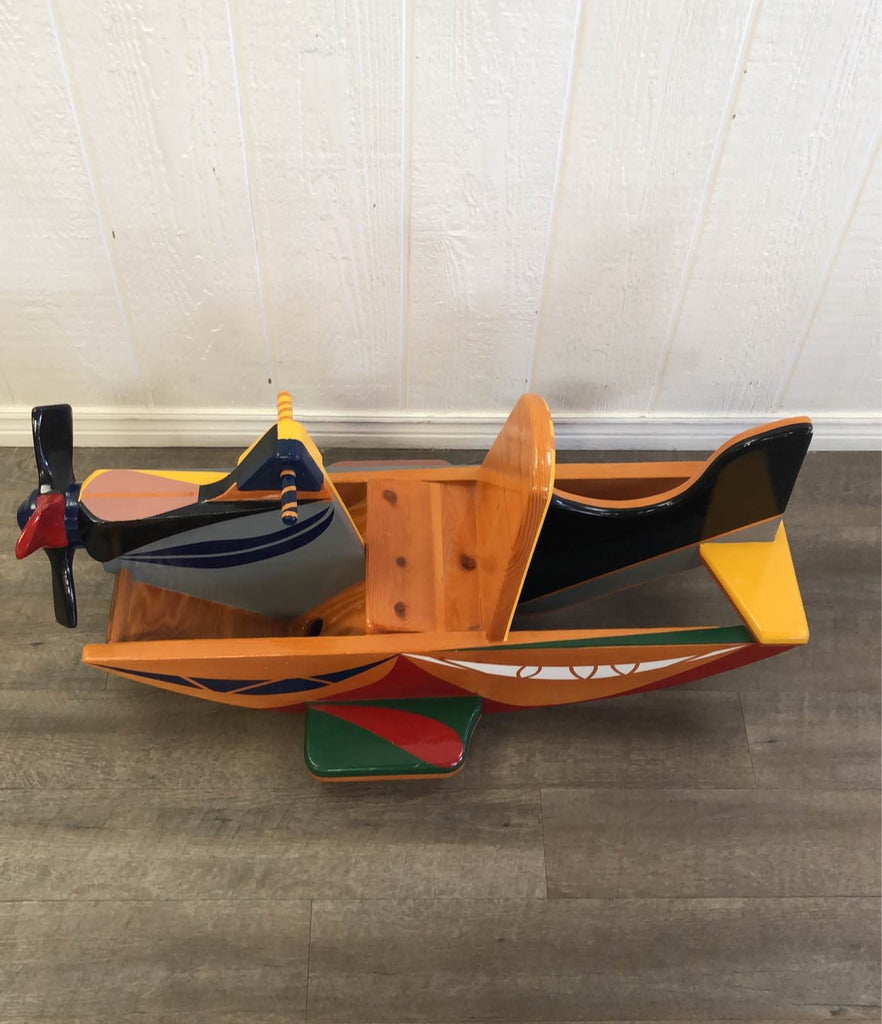 Wooden Airplane Rocker
