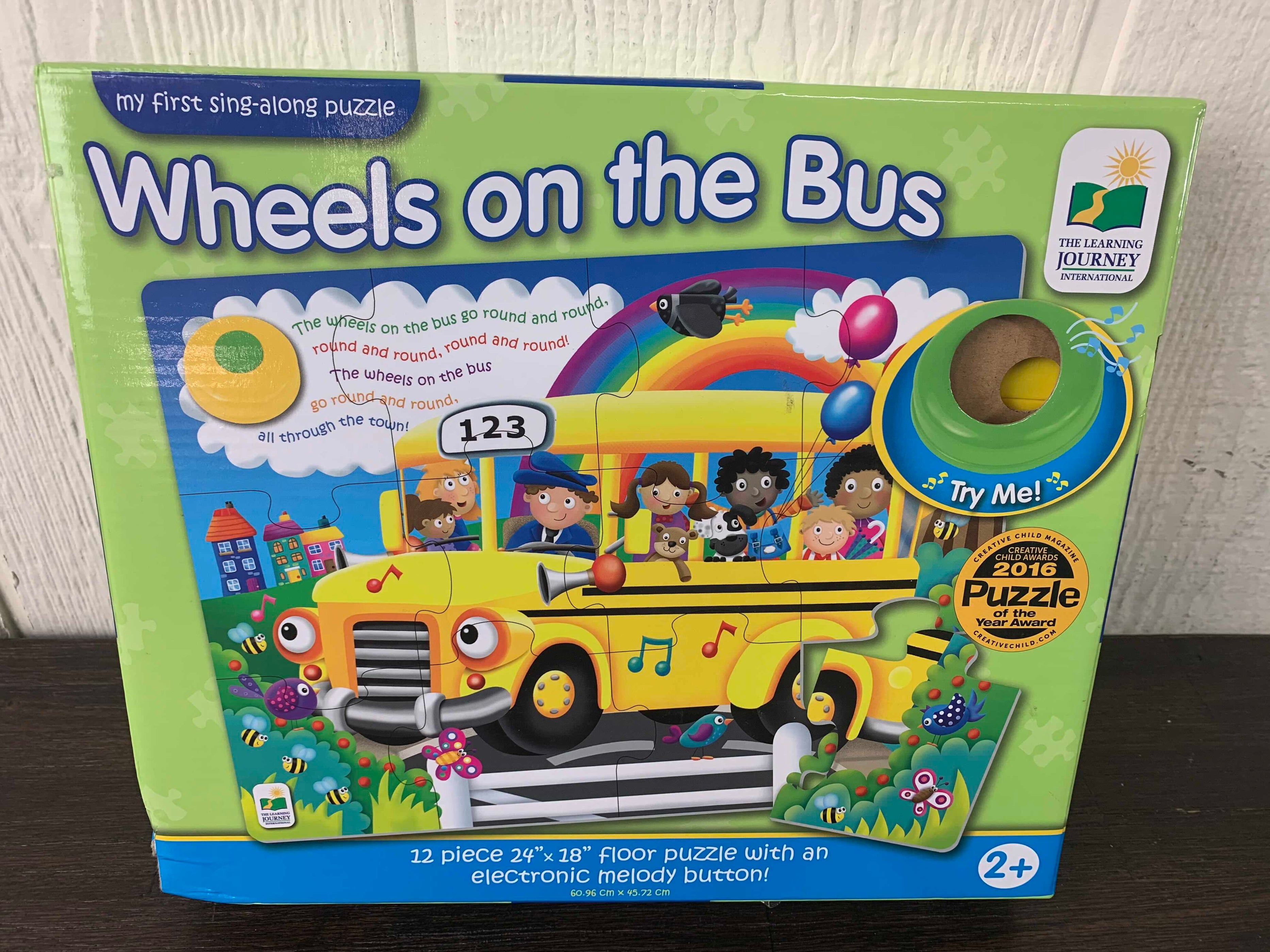 Learning Journey My First Sing-Along Puzzle, Wheels On The Bus ...