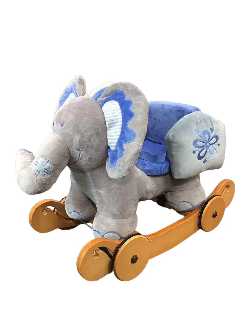 Labebe 2-in-1 Elephant Rocking Horse With Wheels — GoodBuy Gear