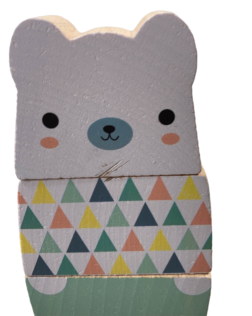 Janod Wooden Stackable Bear Toy