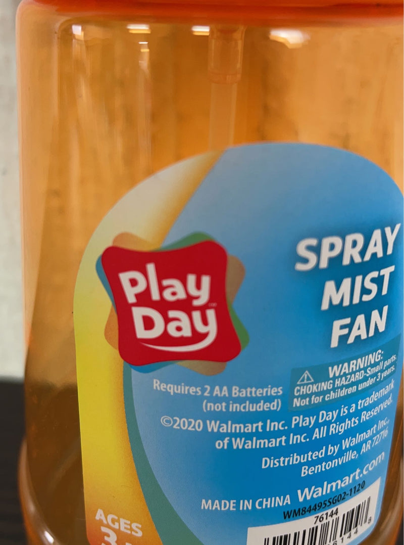 Play Day Spray Mist Fan