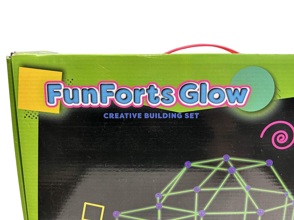 Power Your Fun Fun Forts Glow Fort Building Kit, 81 Pieces