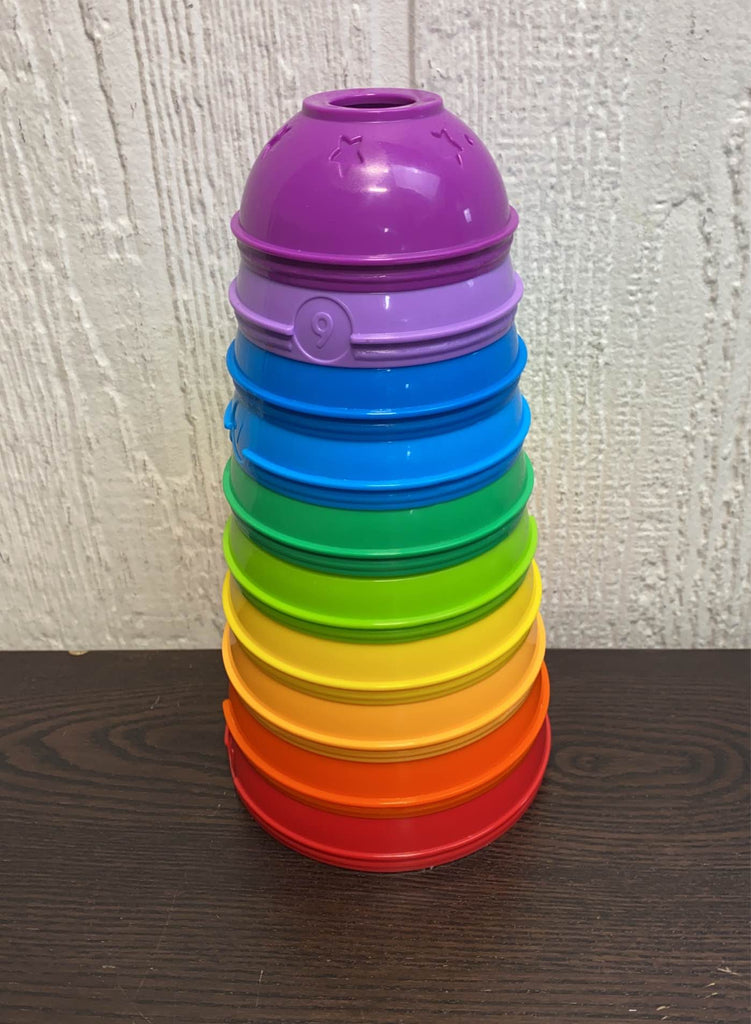 Fisher Price Brilliant Basics Stack And Roll Cups