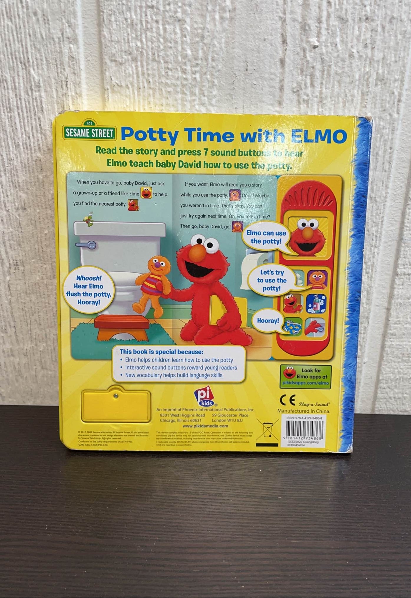 Sesame Street Potty Time With Elmo Book — GoodBuy Gear
