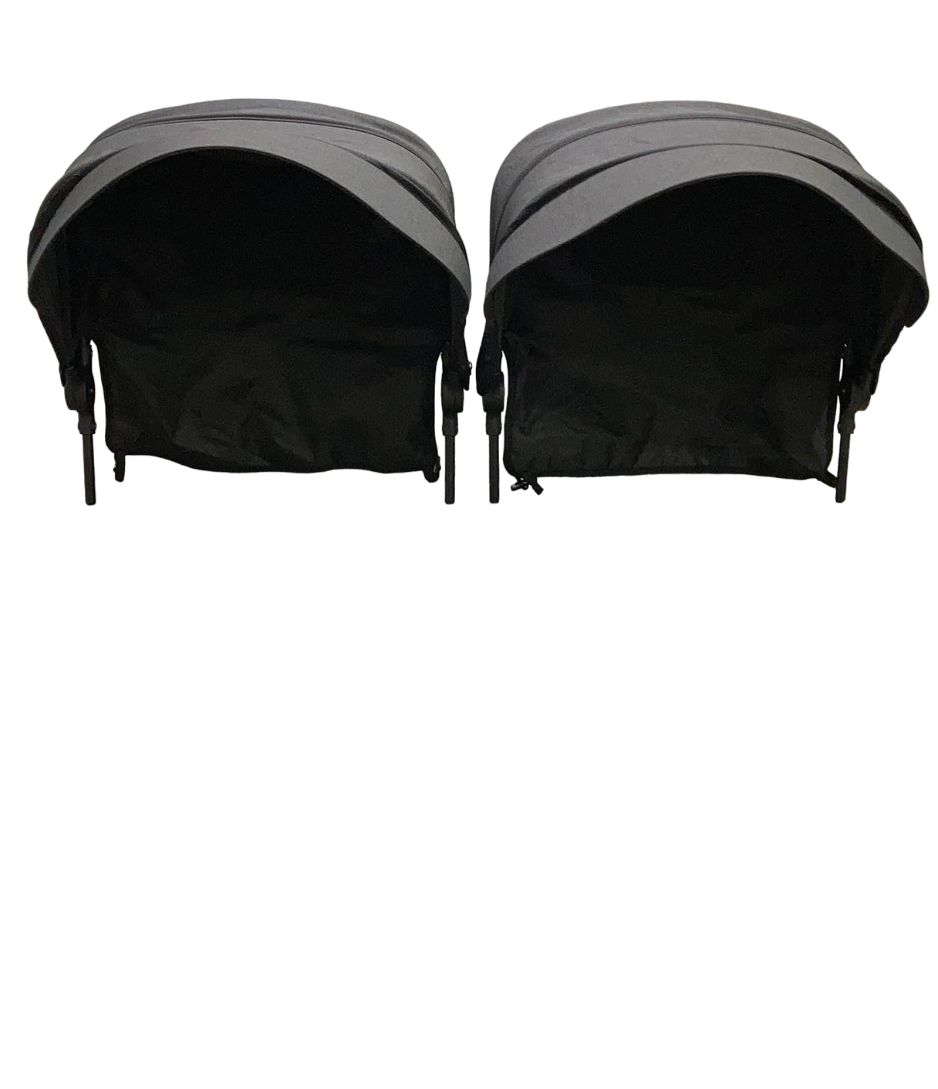 Wonderfold Retractable Stroller Canopy, 2 Pack, W4 Series, Black ...