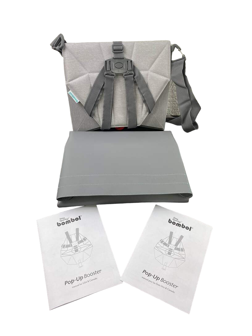 Bombol Pop-Up Booster, Pebble Grey — GoodBuy Gear