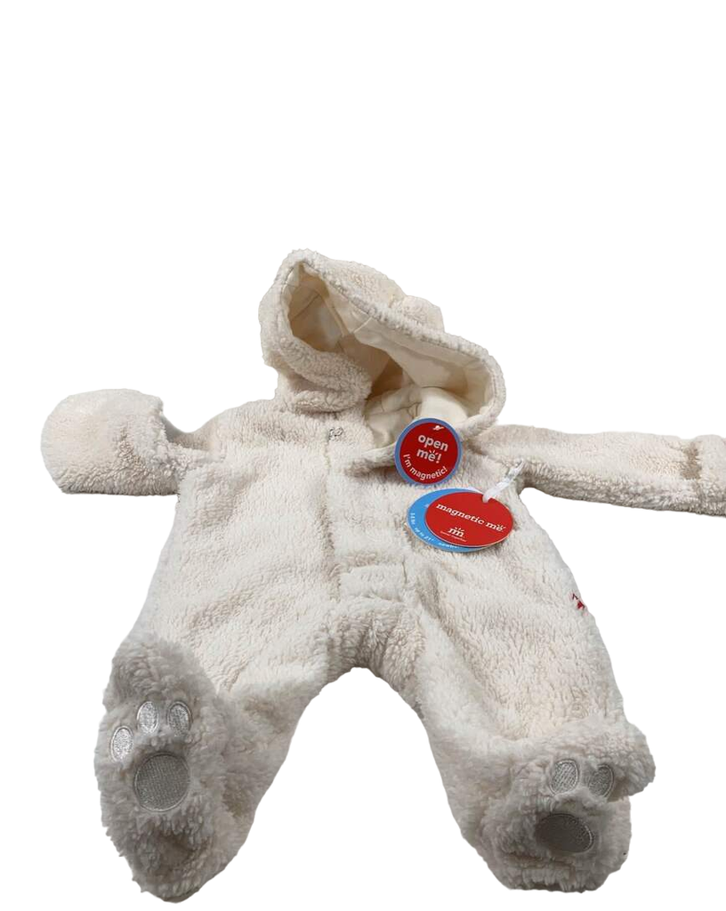 Magnificent Baby Little Bears Fleece Magnetic Pram, Cream, Newborn