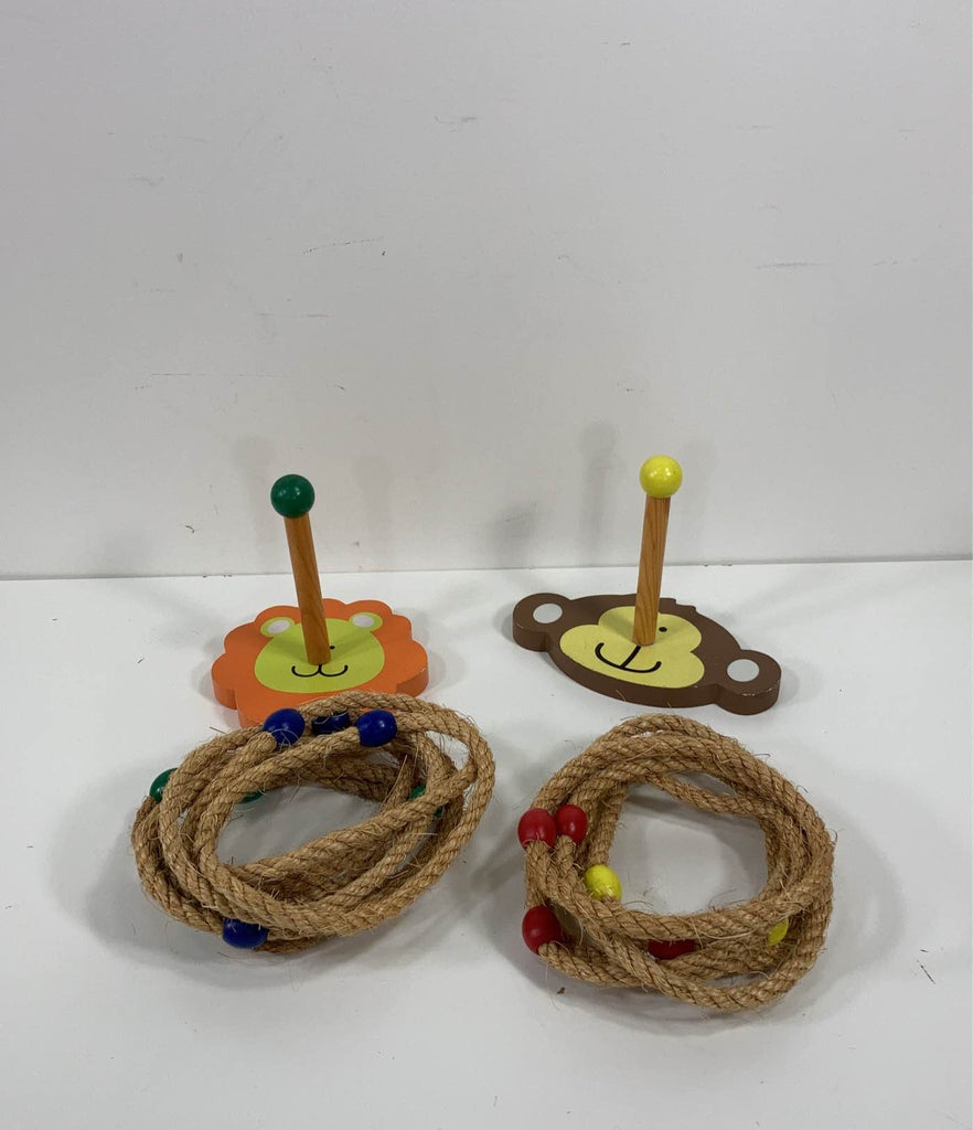 Wooden Animal Ring Toss