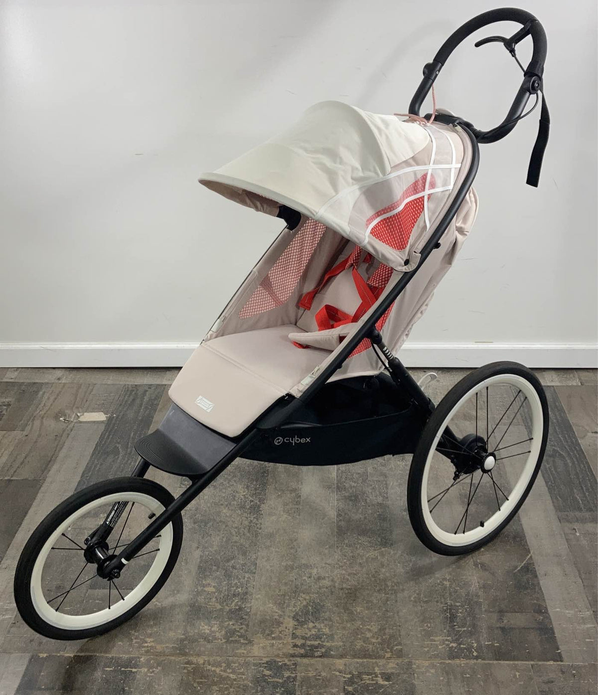 Cybex AVI Jogging Stroller, 2021, Bleached Sand — GoodBuy Gear