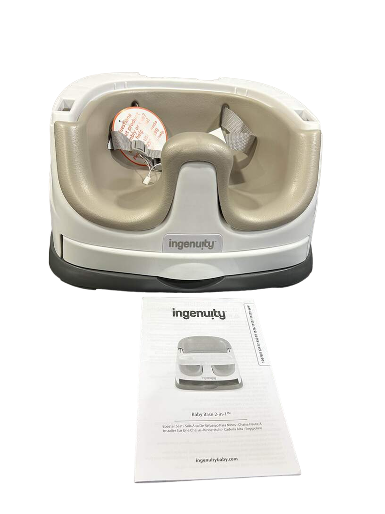Ingenuity Baby Base 2-in-1 Booster Seat, Cashmere