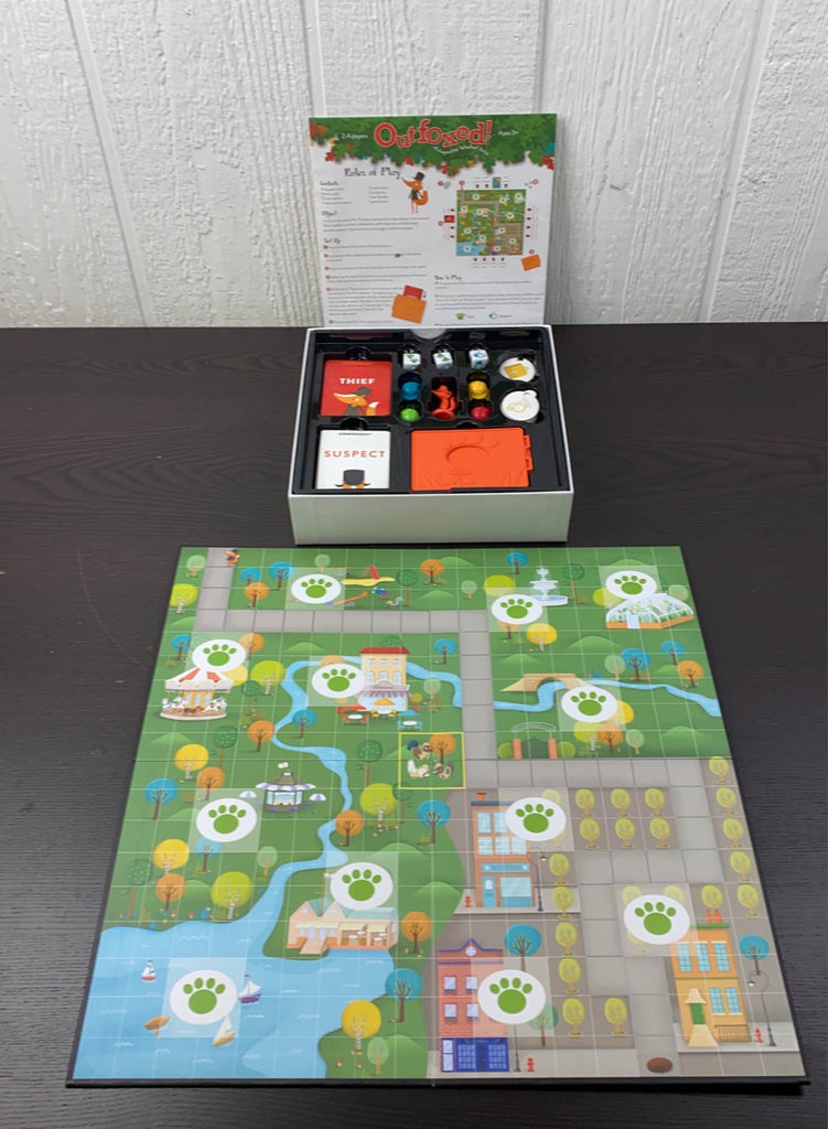 Gamewright Outfoxed! A Cooperative Whodunit Board Game