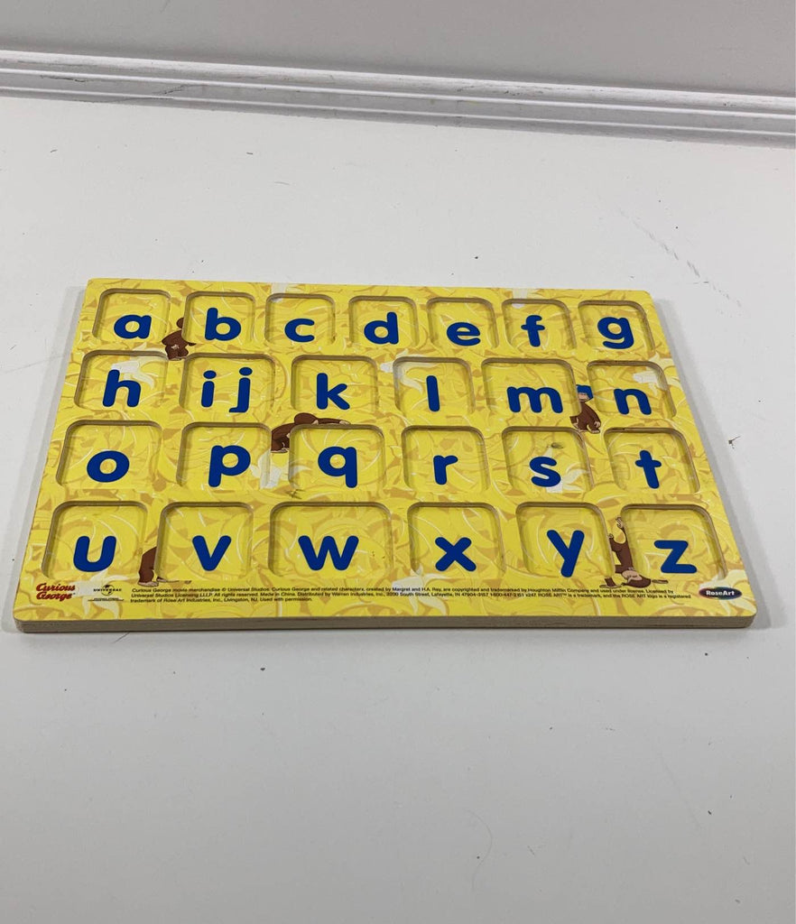 RoseArt Curious George Alphabet Puzzle