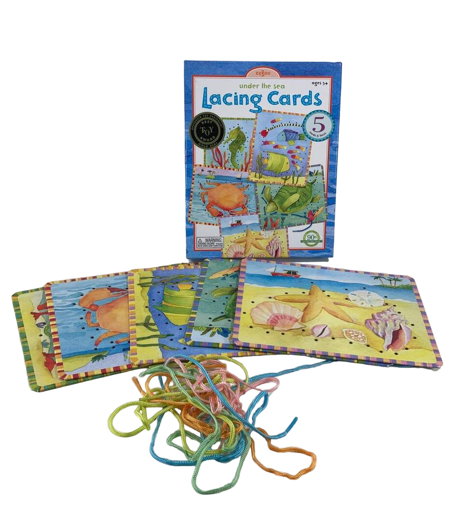 Eeboo Under The Sea Lacing Cards