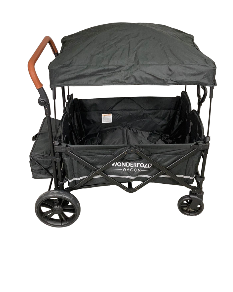 Wonderfold X4 Push & Pull Quad Stroller, 2023, Stealth Black