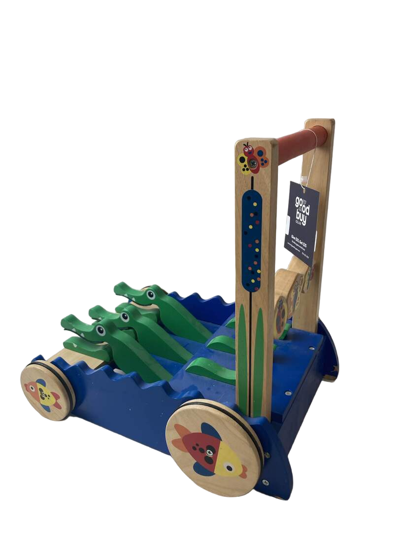Melissa & Doug Chomp and Clack Alligator Push Toy — GoodBuy Gear