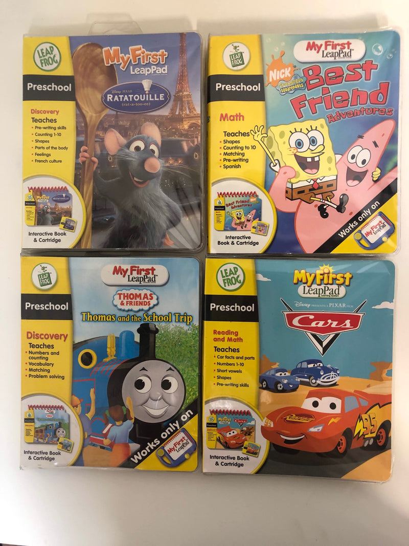 BUNDLE Leap Frog Books, My First Leap Pad