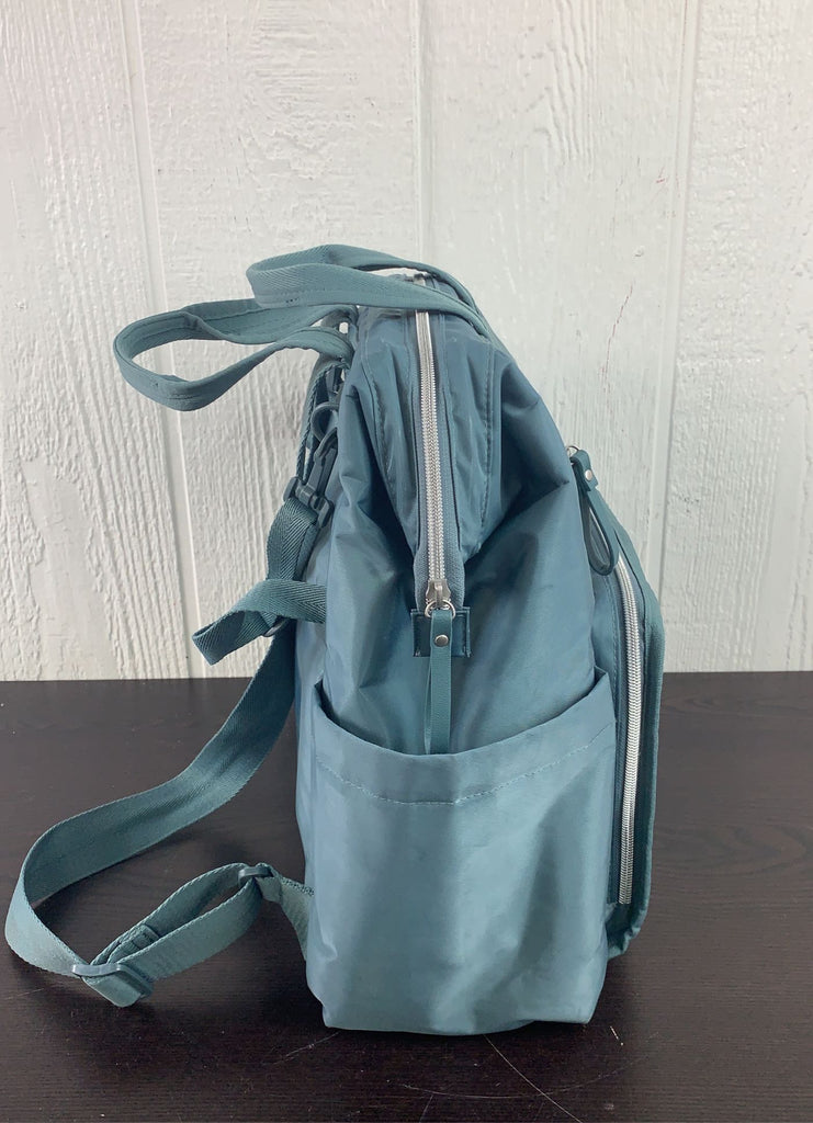 Skip Hop MainFrame Diaper Backpack, Silver Sage