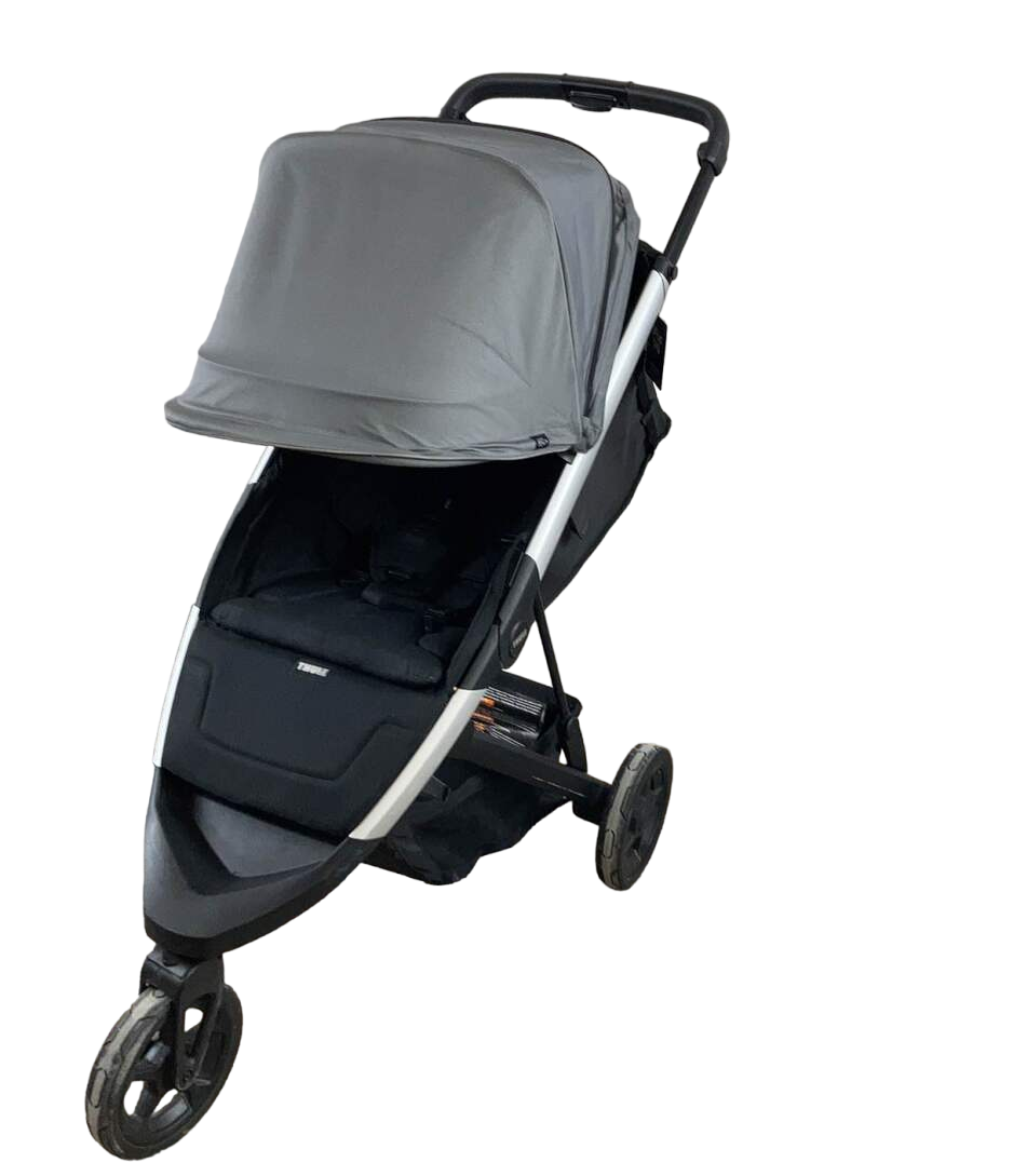 Thule Spring Stroller, Aluminum, Shadow Gray, 2021 — GoodBuy Gear