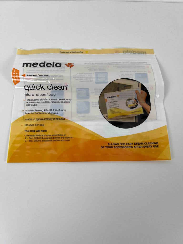 Medela Quick Clean Micro Steam Bags, Box of 5