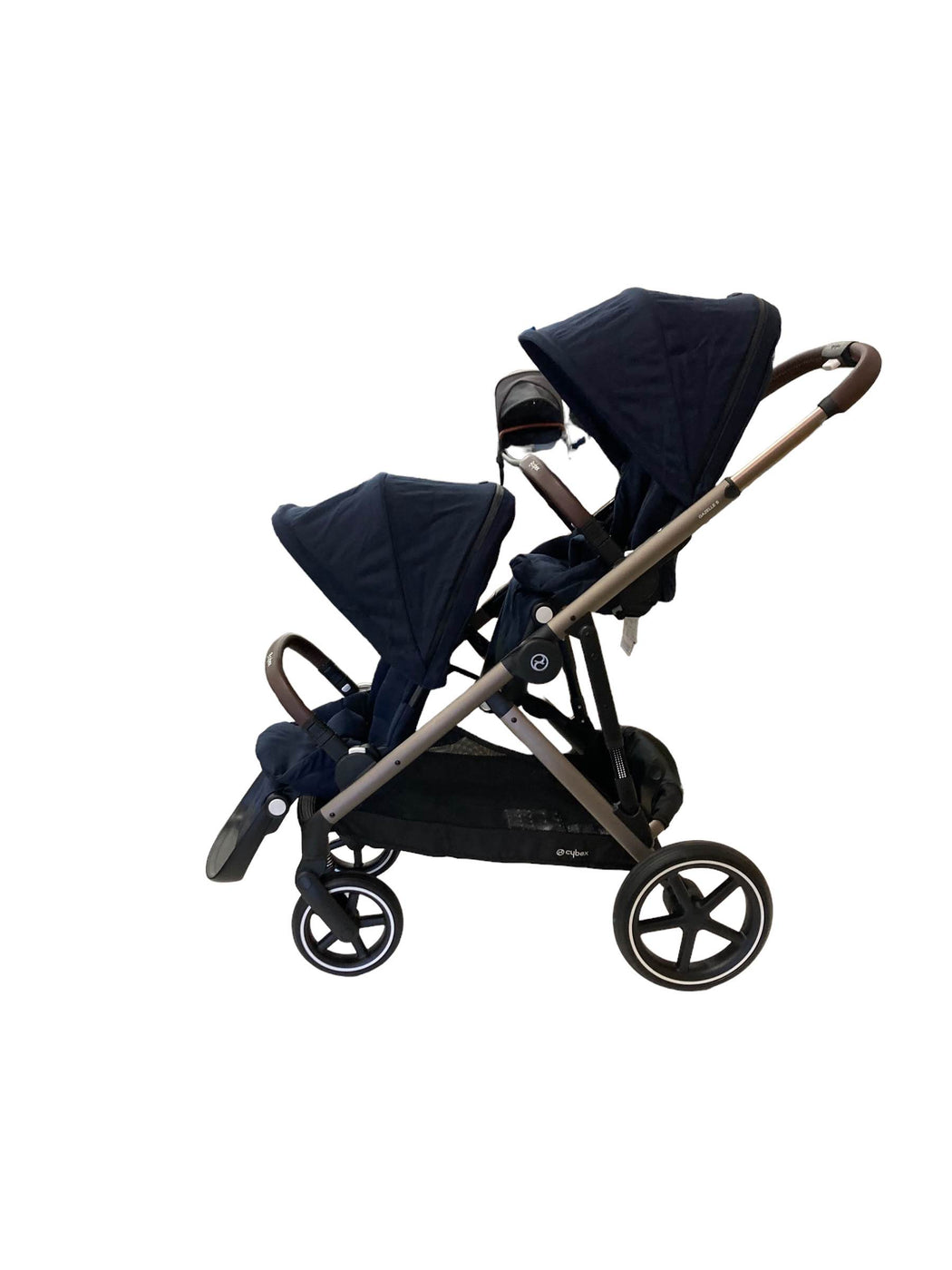 Cybex Gazelle S Double Stroller, 2021, Navy Blue — GoodBuy Gear