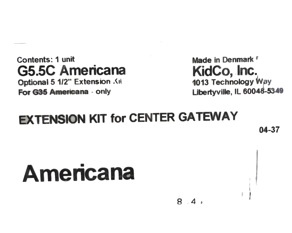 KidCo Extension Kit, G5.5 Extension Kit for Center Gateway