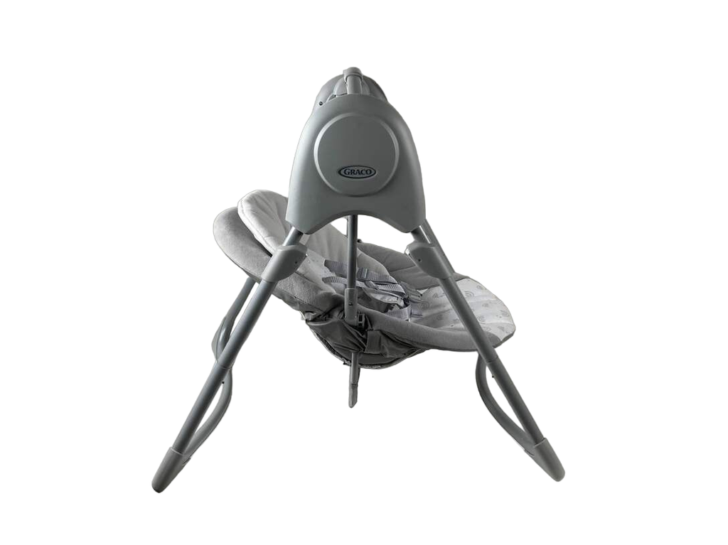 Graco Slim Spaces Compact Baby Swing, Grey