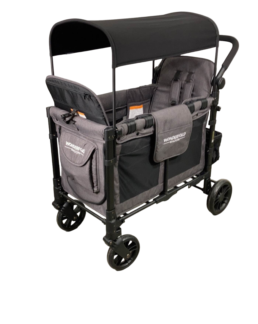 Wonderfold W2 Elite Multifunctional Stroller Wagon, 2023, Charcoal Gra ...