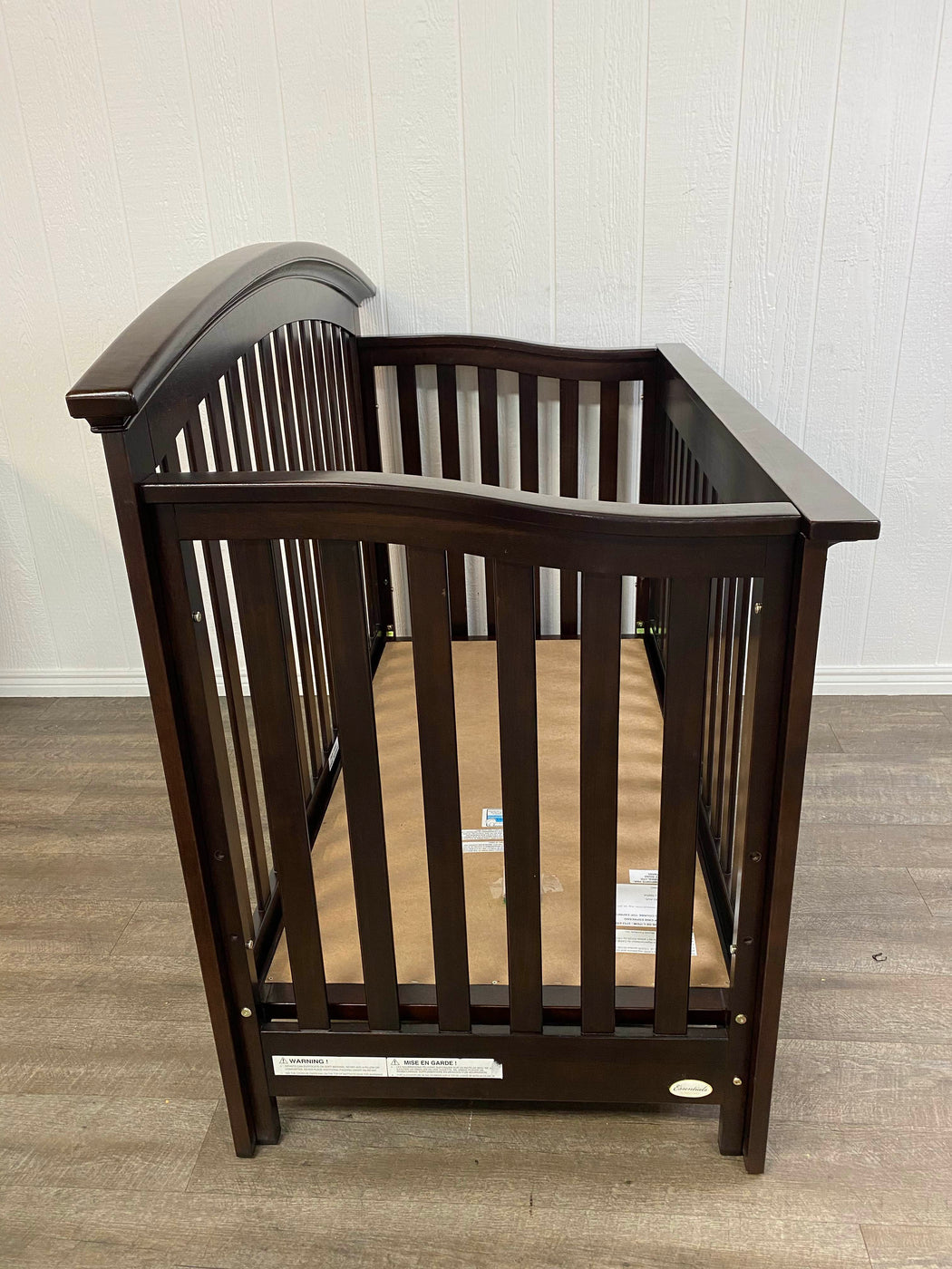 Baby Cache Bliss Essentials Curved Top Crib With Mattress — GoodBuy Gear