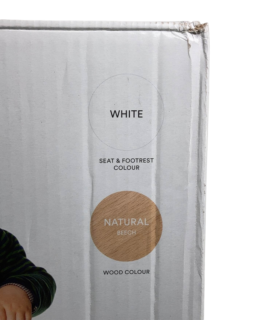 Stokke Steps Chair, White/Natural