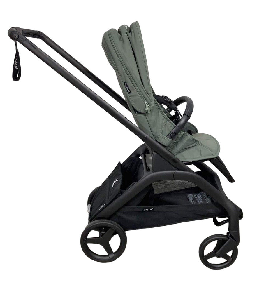 Bugaboo Dragonfly Bassinet and Seat Stroller, Black, Forest Green, For