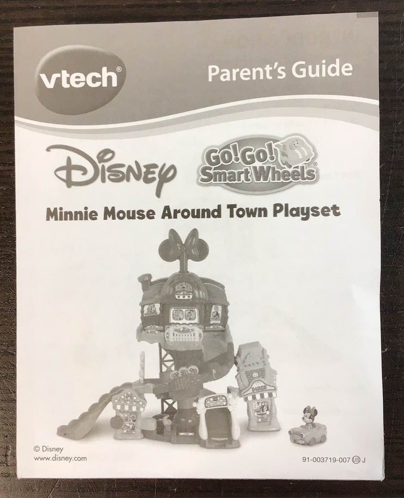 VTech Go! Go! Smart Wheels Disney Minnie Mouse Around Town Playset