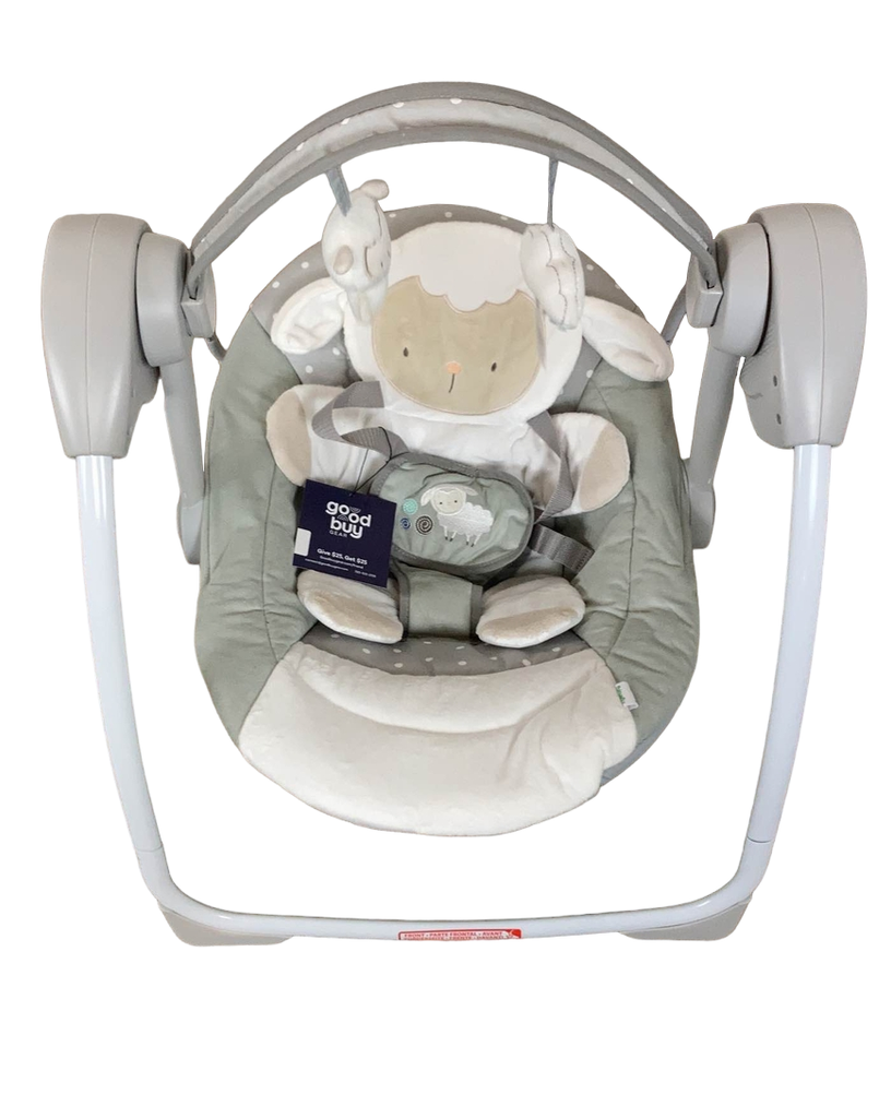 Ingenuity Comfort To Go Portable Swing, Cuddle Lamb