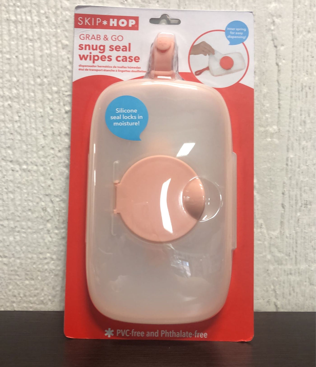 Skip Hop Grab & Go Snug Seal Wipes Case, Blush — GoodBuy Gear