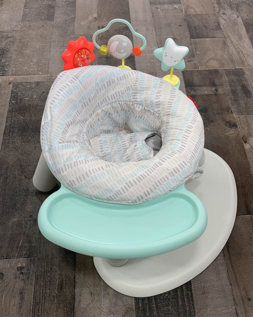 Skip Hop 2-in-1 Sit-up Activity Baby Chair, Silver Cloud Lining