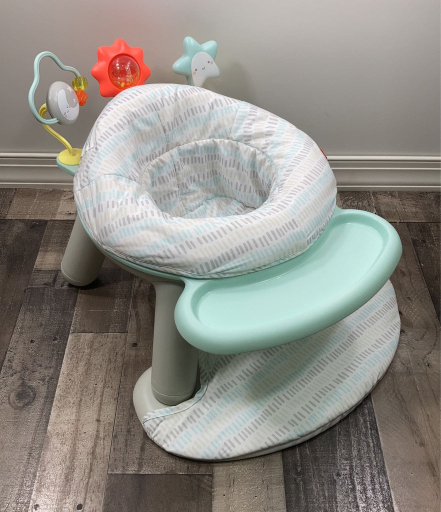 Skip Hop 2-in-1 Sit-up Activity Baby Chair, Silver Cloud Lining