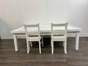 Pottery Barn Kids Carolina Grow-with-you Activity Table with Chairs