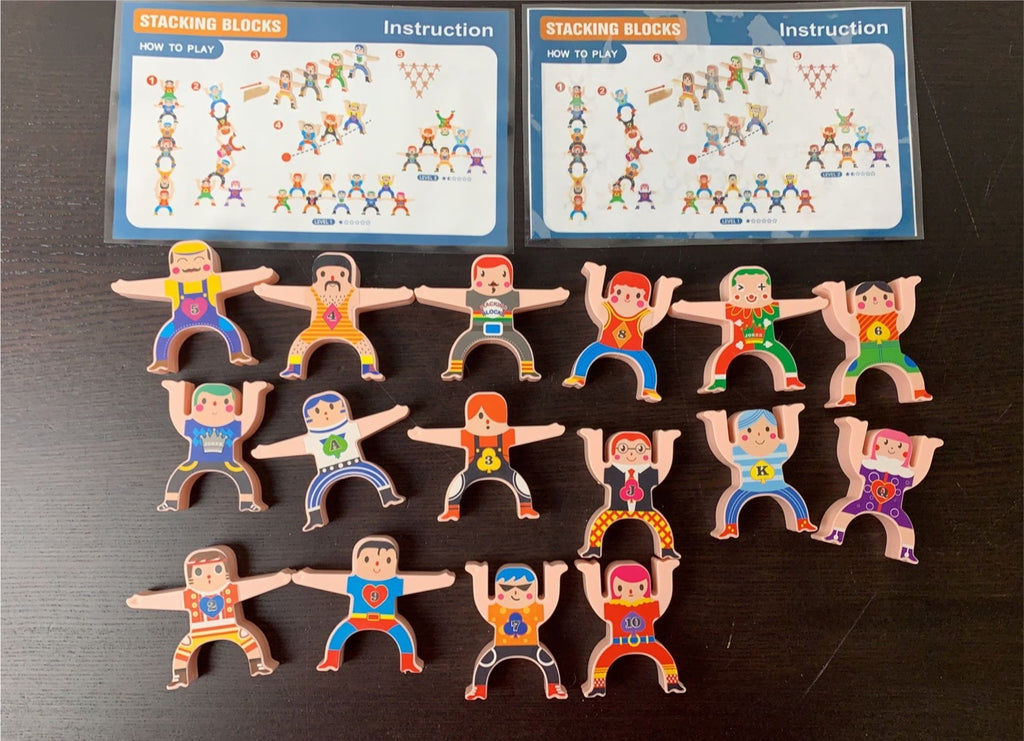 Wooden Stacking Balance Block Set