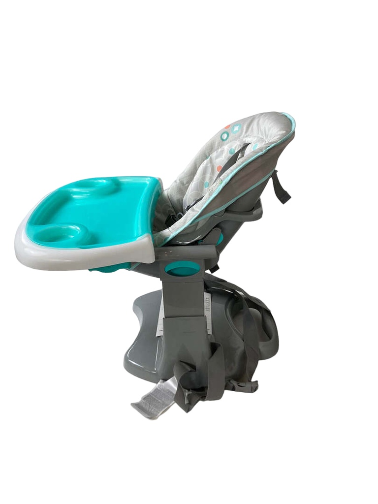 Ingenuity SmartClean ChairMate Chair Top High Chair, Peacock