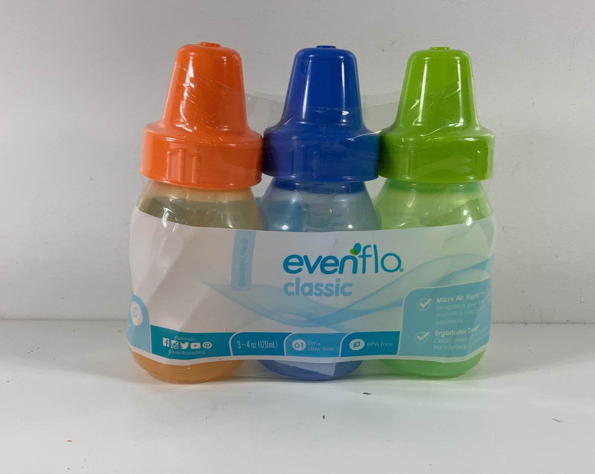 Evenflo 3-Pack Classic Baby Bottles, 4oz — GoodBuy Gear