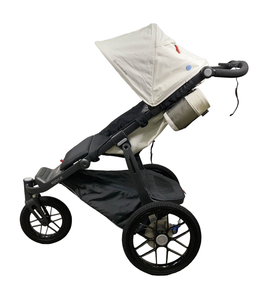UPPAbaby RIDGE Jogging Stroller, 2021, Bryce (White)