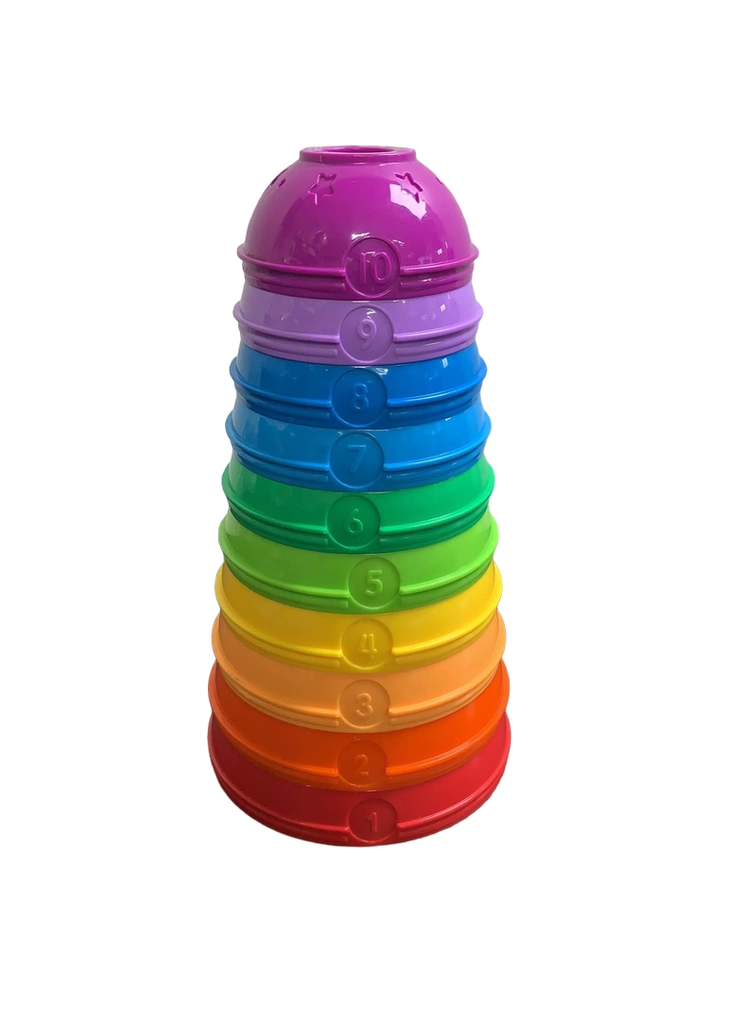 Fisher Price Brilliant Basics Stack And Roll Cups