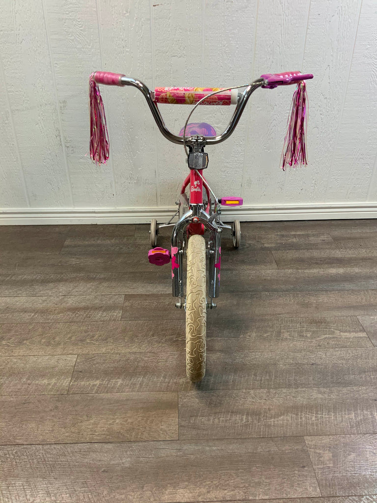 Mattel Barbie 16” Girls Bike With Training Wheels